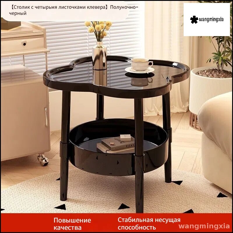 Эксклюзивный журнальный столик в стиле русской классики с декором Несколько Краев