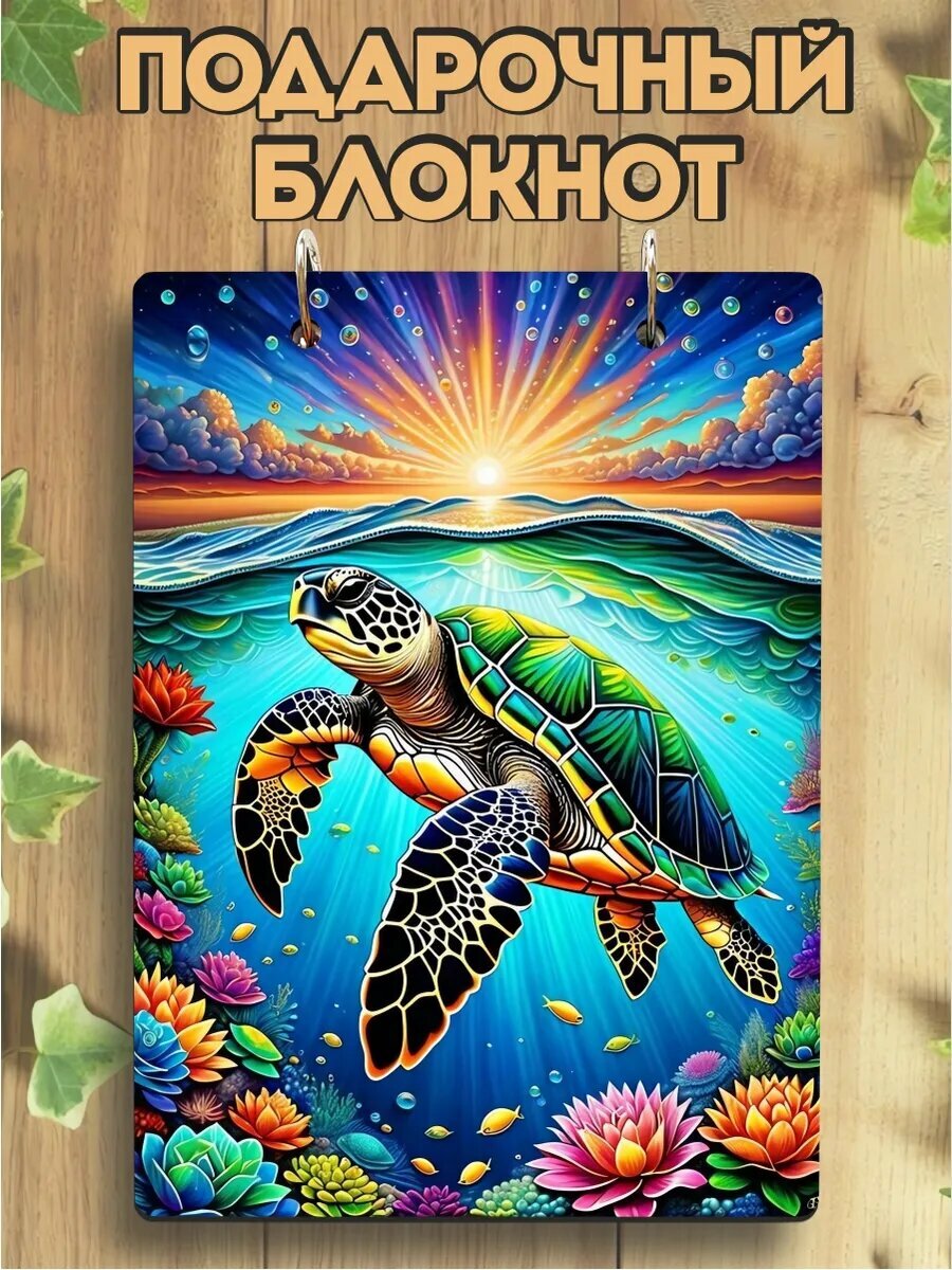 Подарочный блокнот "Черепаха"