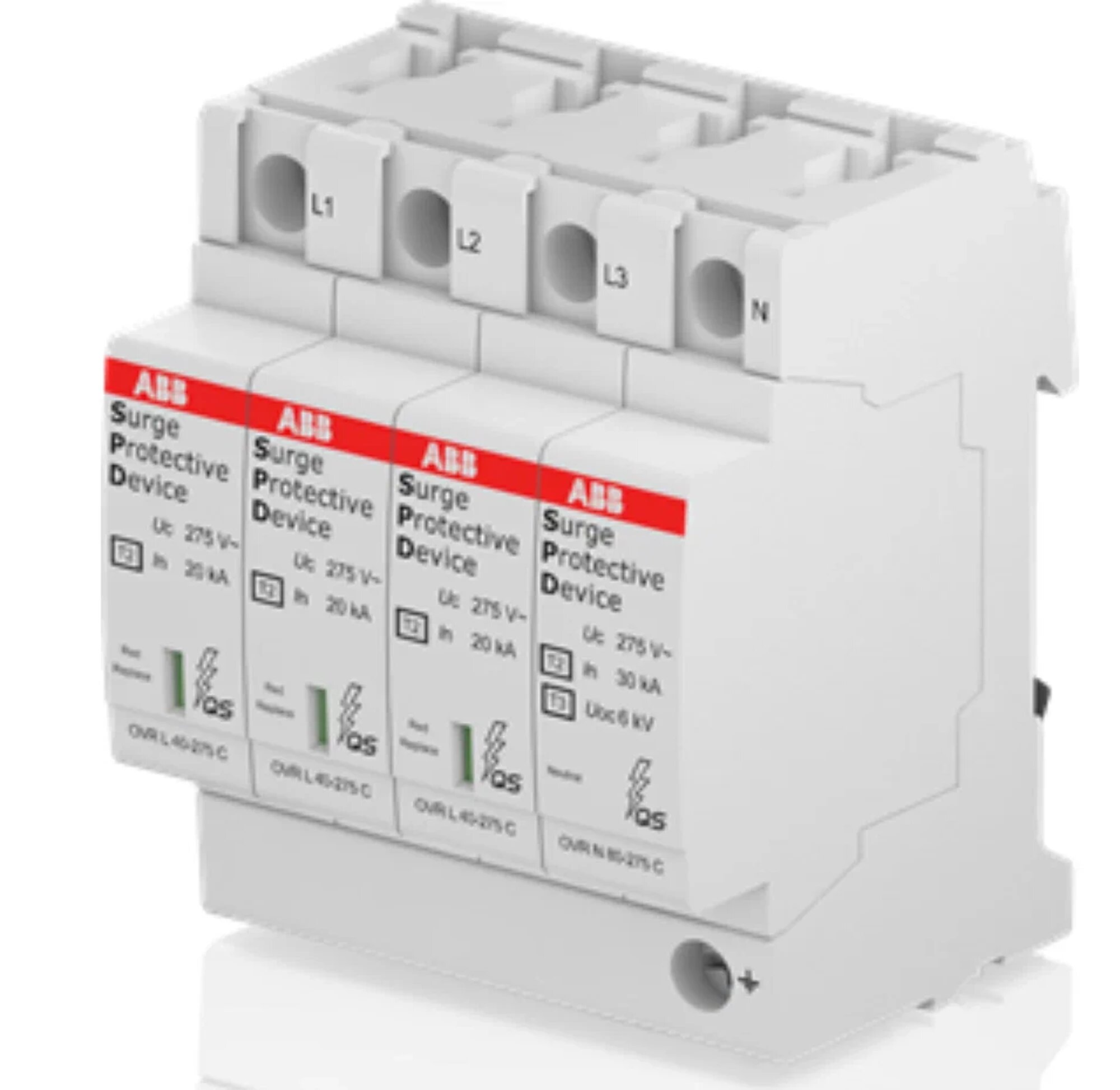 Ограничитель перенапряжения УЗИП ABB OVR T2 3N 40 275P ABB 2CTB803953R1100