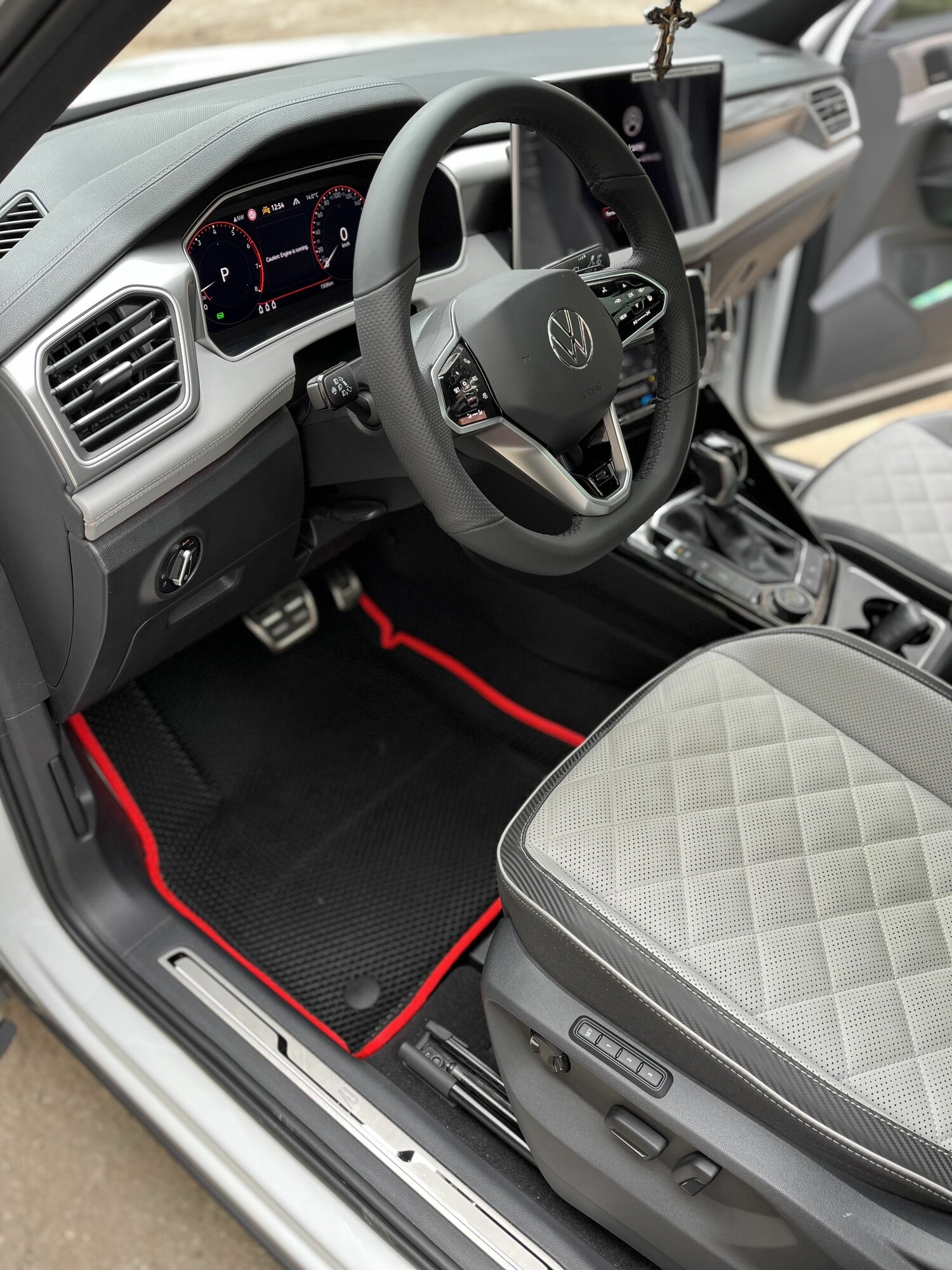 Ева эва коврики с бортами на Volkswagen Tayron X /Фольксваген Тайрон X с 2023г -н. в Сборка Китай