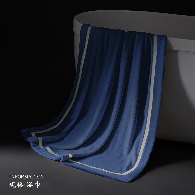 Полотенце , антибактериальное, коралловый флис, увеличенное, утолщенное, в китайском стиле 170*90CM