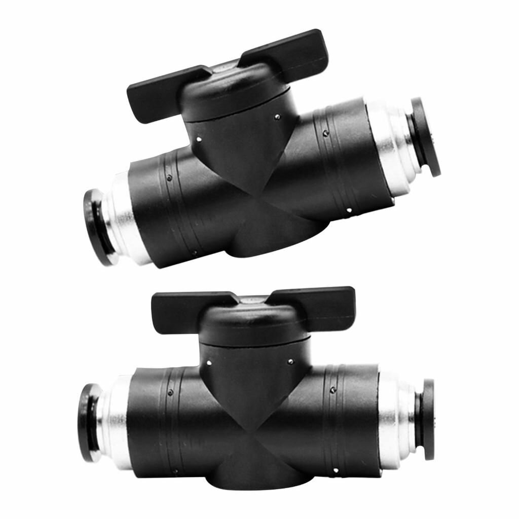 Вентильный блок,2 пневматических быстроразъемных соединения, ручной клапан, клапан переключения трахеи-BUC10