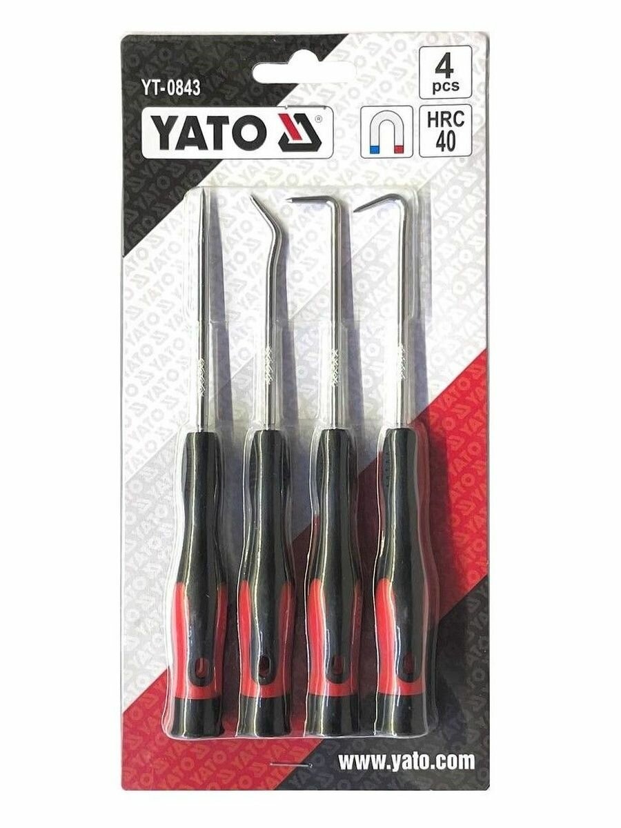Набор крюков для слесарных работ YATO 4 предмета