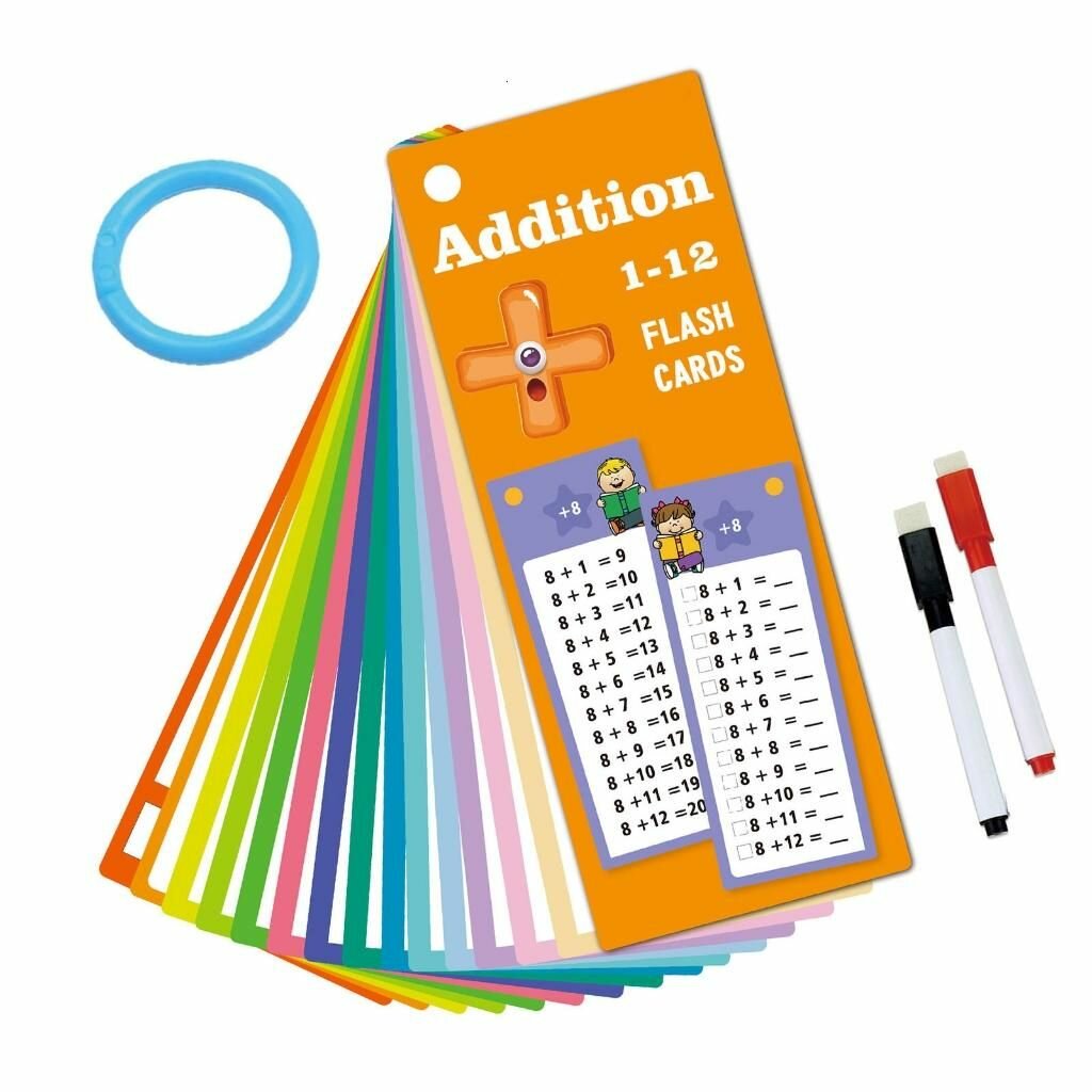 Стираемые карточки для обучения математике, - дополнение