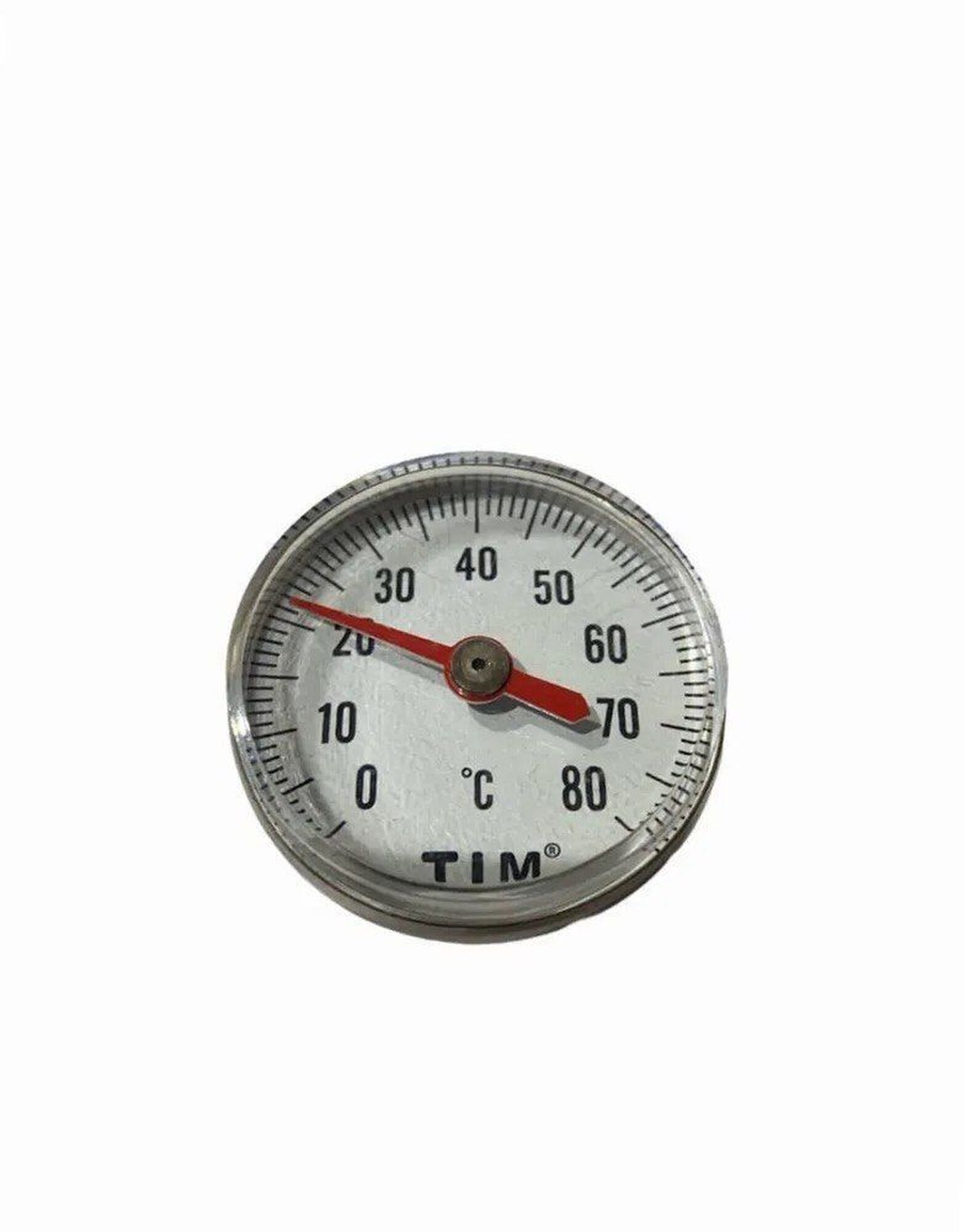 Термометр Tim, с погружной гильзой, "малый", 1/4", Т40, 80*C