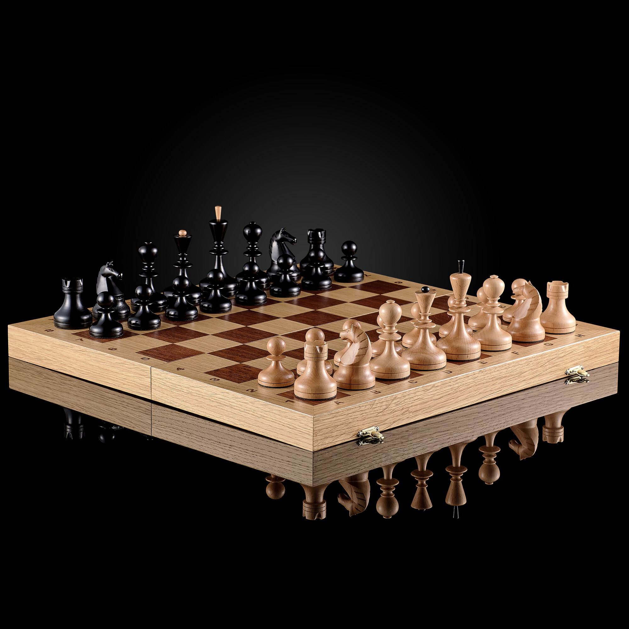 Шахматы "Ретро 60-х" (складная доска)