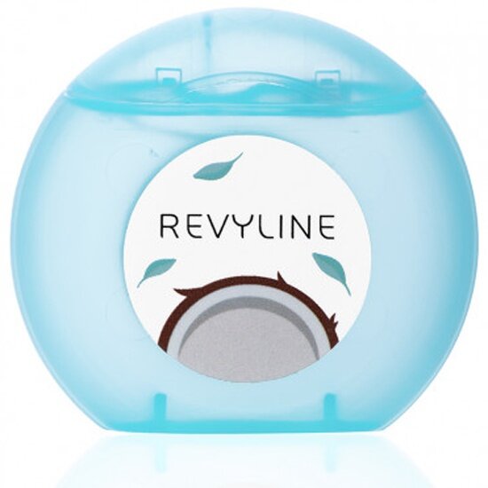 Зубная нить Revyline Perfect , полиэтилентерефталат с бамбуковым углем, вощеная, кокос и мята, 30 м