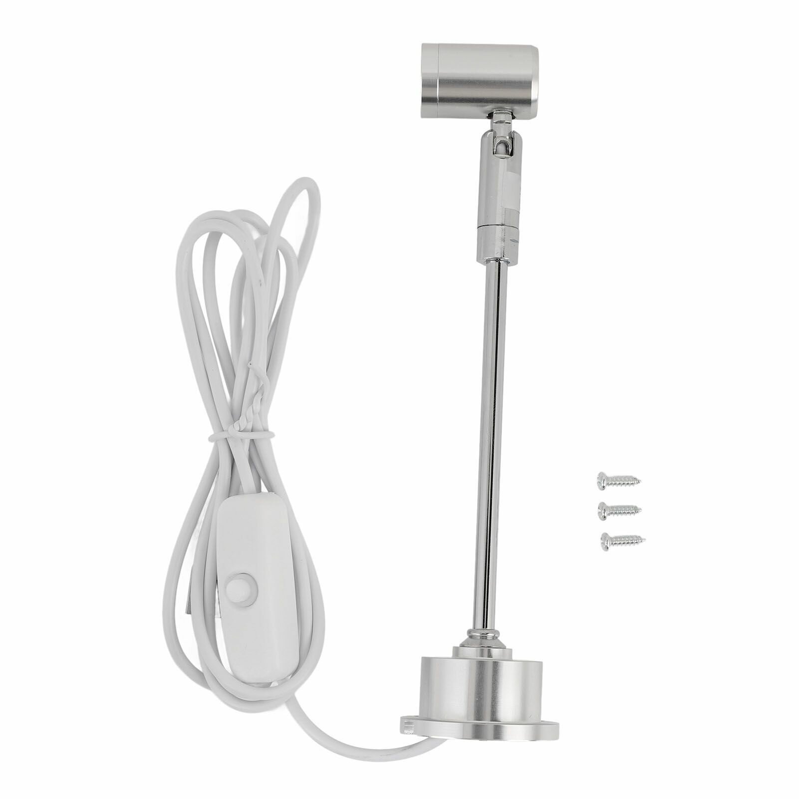 Светодиодный мини-прожектор для шкафа, USB 5 В, белый свет для витрин, внутреннего освещения картин, ювелирных изделий