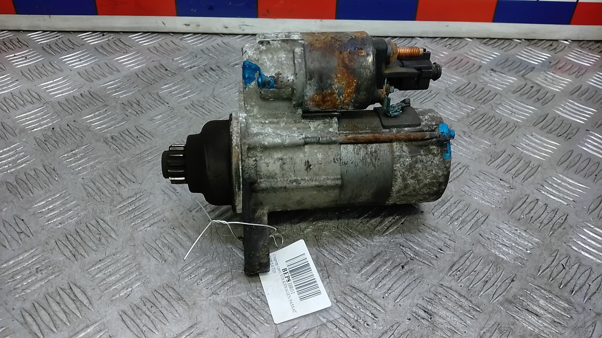 Стартер дизельный VOLKSWAGEN PASSAT B6, Номер 02Z911023P