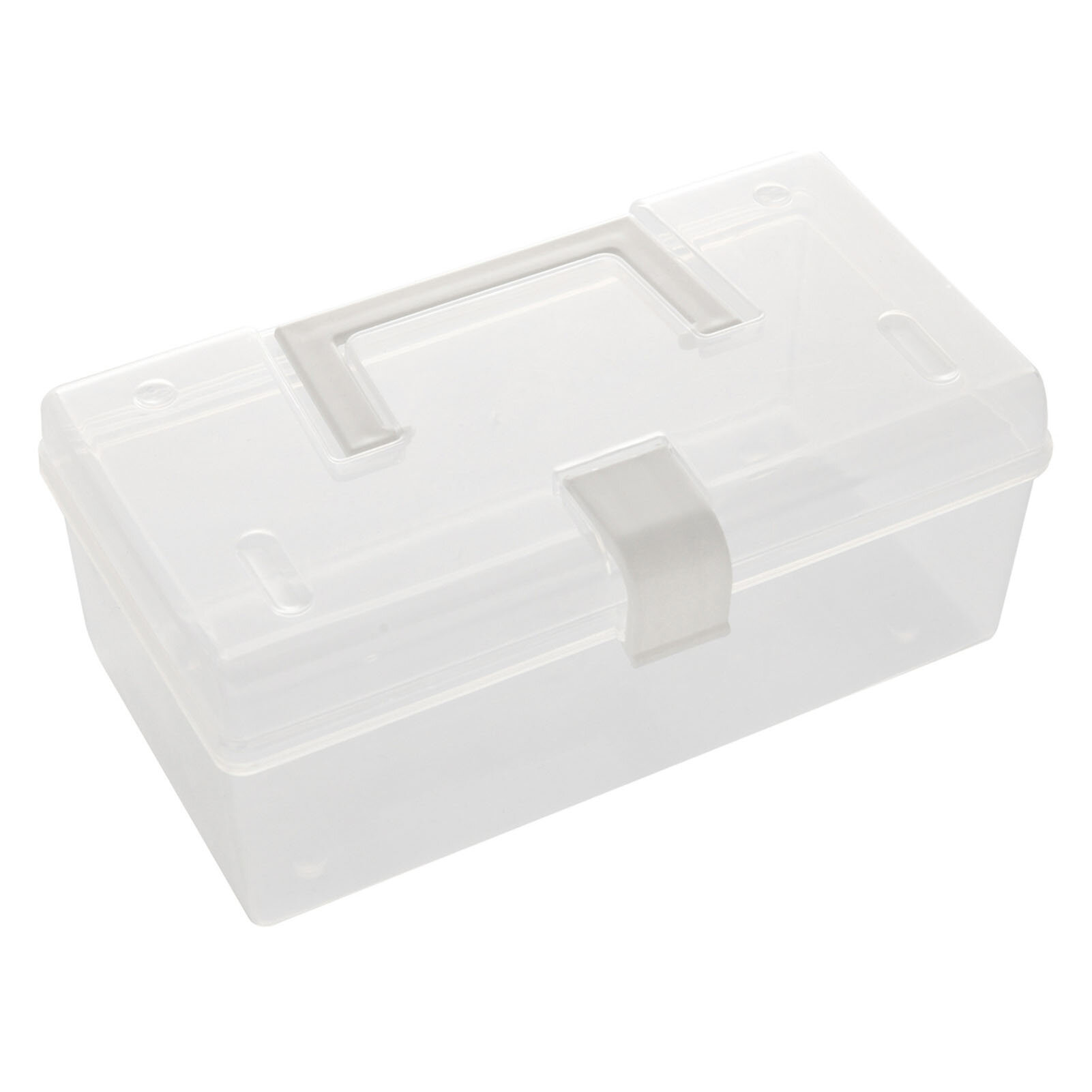 Пластиковая коробка хранения с ручкой портативная контейнерная коробка для хранения прозрачная многофункциональная коробка переноса для закусок в игрушки для игрушек