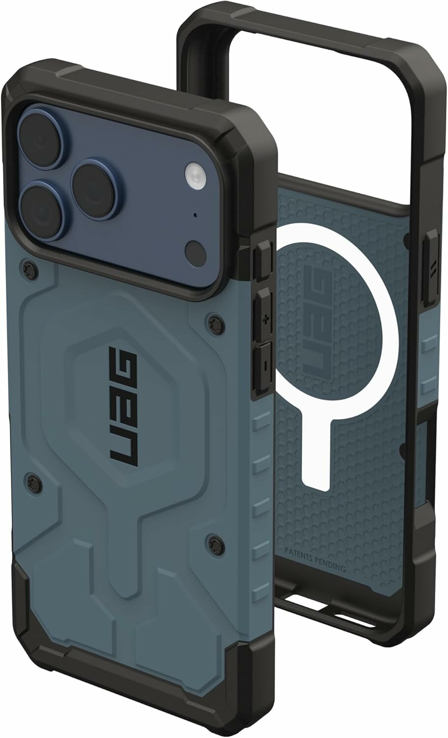 Чехол с поддержкой Магсейф Uag Pathfinder для iPhone 17 Pro 6.3", цвет голубой (Cloud Blue)
