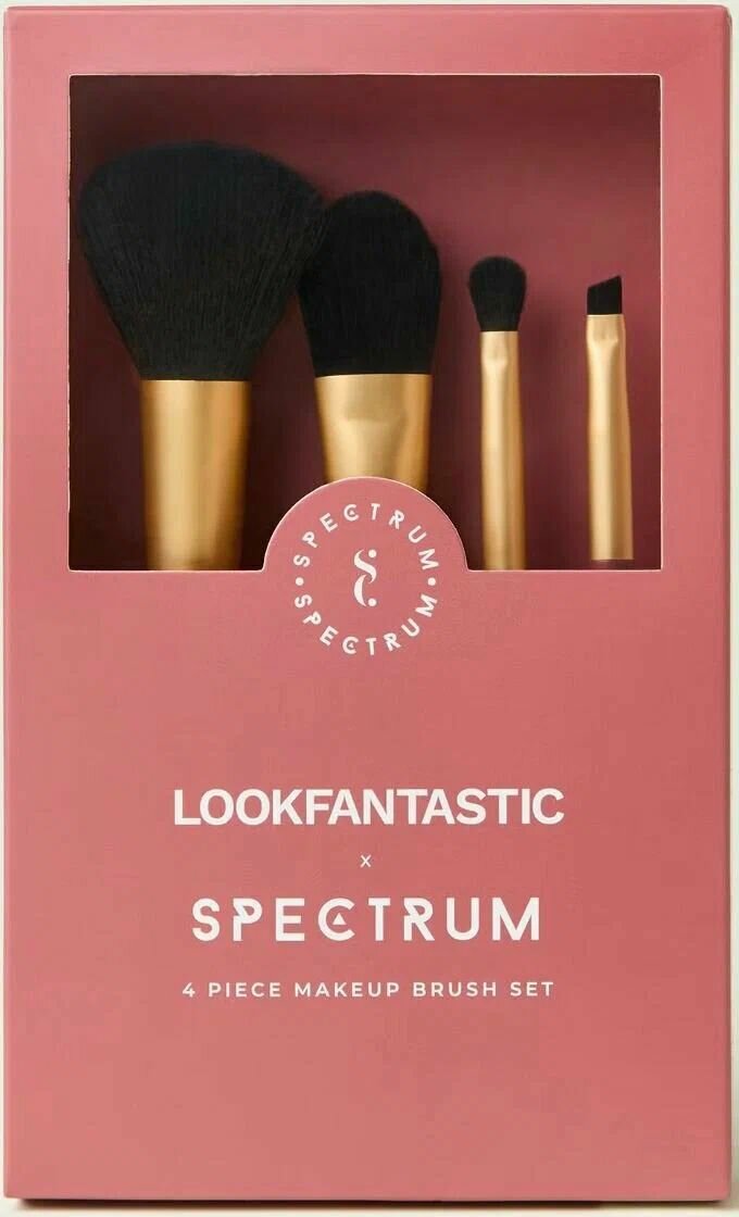 Набор базовых кистей для макияжа Lookfantastic SPECTRUM 4 Piece Makeup Brush Set
