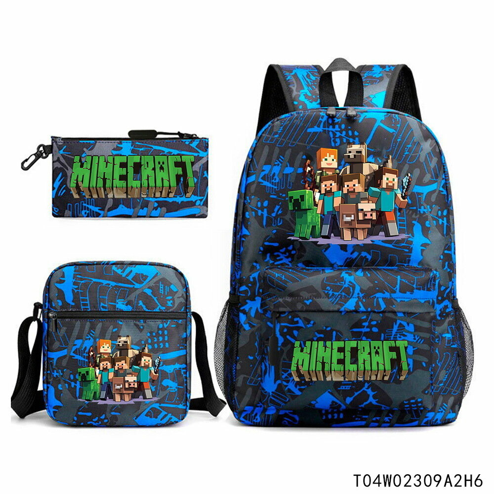 Школьная сумка MINECRAFT, игровая периферия Minecraft, повседневный рюкзак, мужская школьная сумка, Прямая доставка