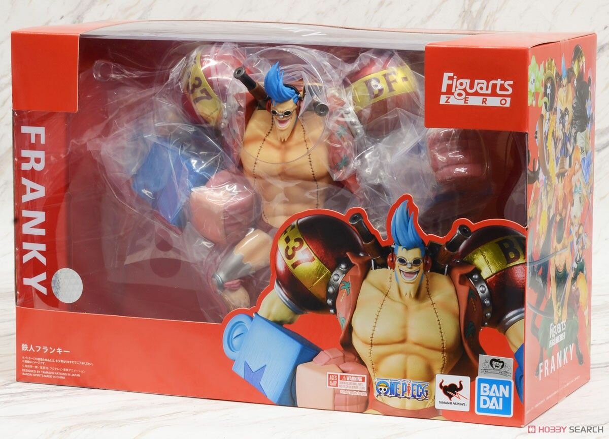 Экшн-фигурка BANDAI Figure-rise One Piece ZERO FRANKY ANIMATION 20th ANNIVERSARY. модель движущегося персонажа, выпущенная ограниченным тиражом