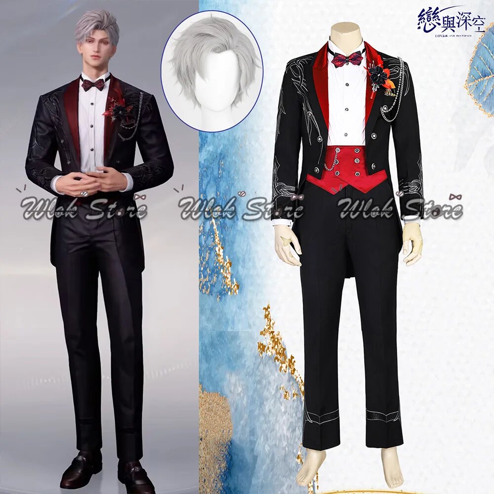 Костюм Любовь и Глубокий Косплей Силус XS, Suit wig