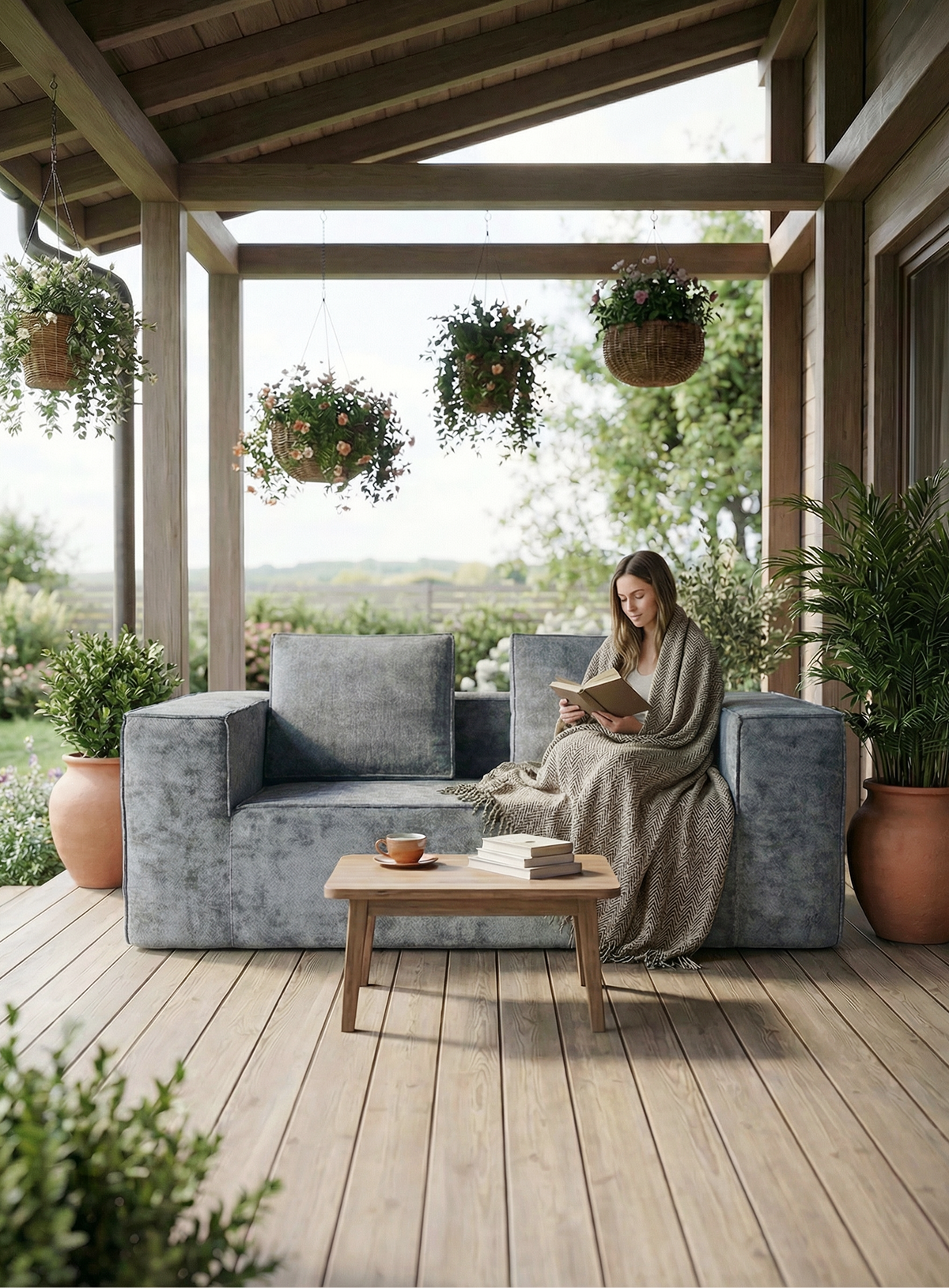 Прямой Диван в гостиную 200 × 100, бескаркасный, двухместный диван, с подушками, диван-кровать, шенилл