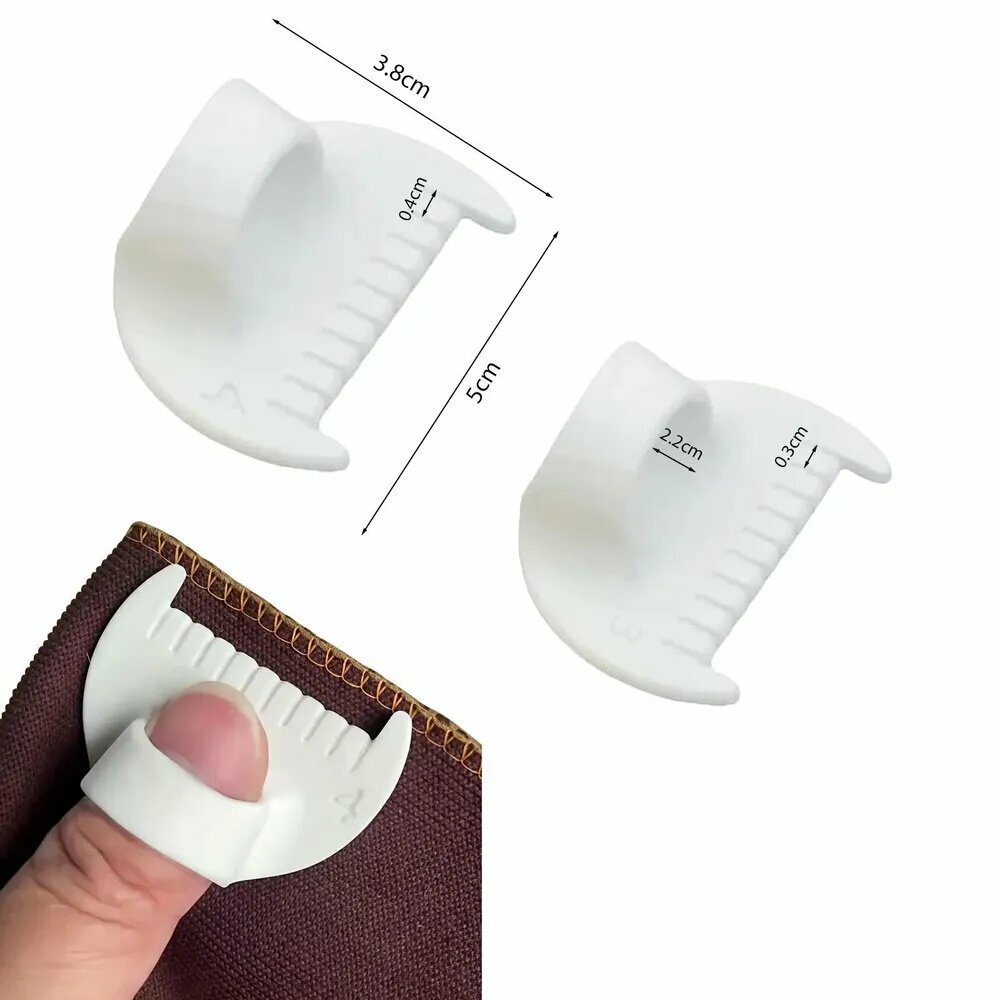 Набор швейных шаблонов для равномерной строчки DIY руководство по шитью для отделки швов с 2 шагами (белый-набор из 2 размеров)