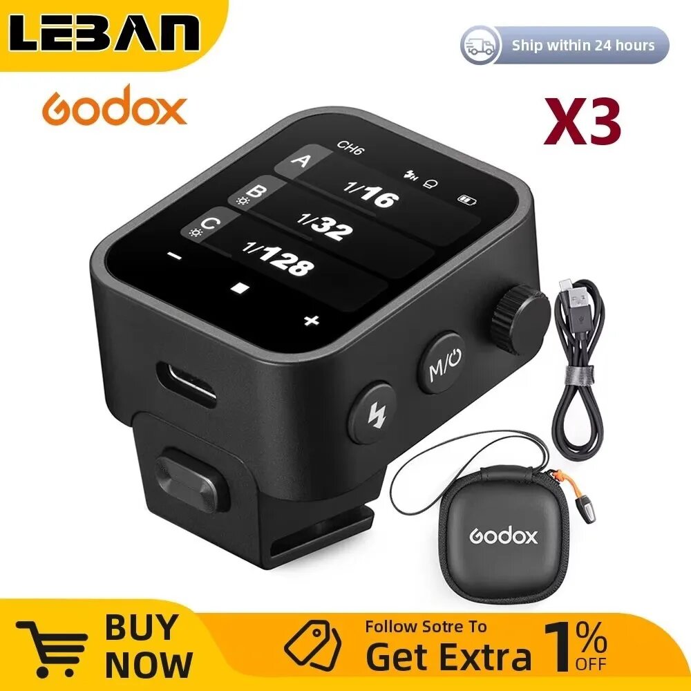 Godox X3 TTL HSS 2.4G Триггер вспышки X3-S для Sony