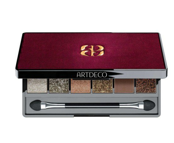 ARTDECO Сверкающая палетка GLITTERY EYESHADOW PALETTE, тон 3, 6x 1,6 г