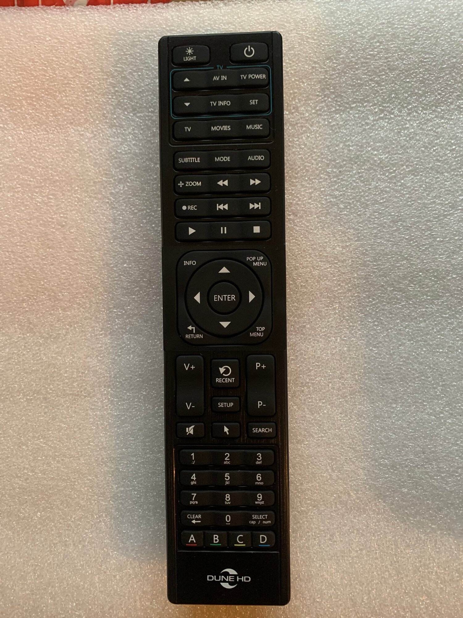 Пульт дистанционного управления DUNE HD NEW, для ТВ-приставок, медиаплееров