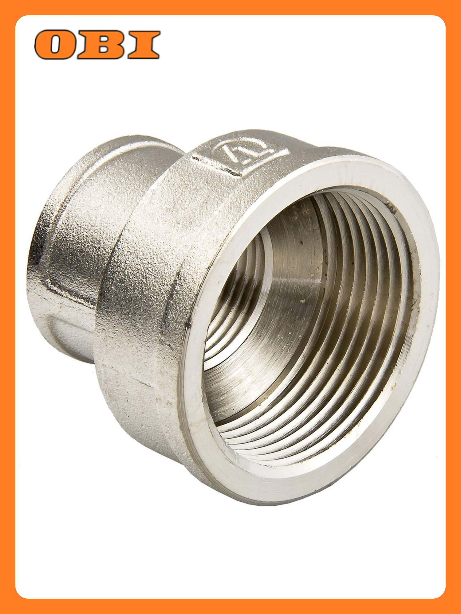 Муфта переходная VALTEC, латунь, никелированная, 1 1/4" х 3/4", 41 мм