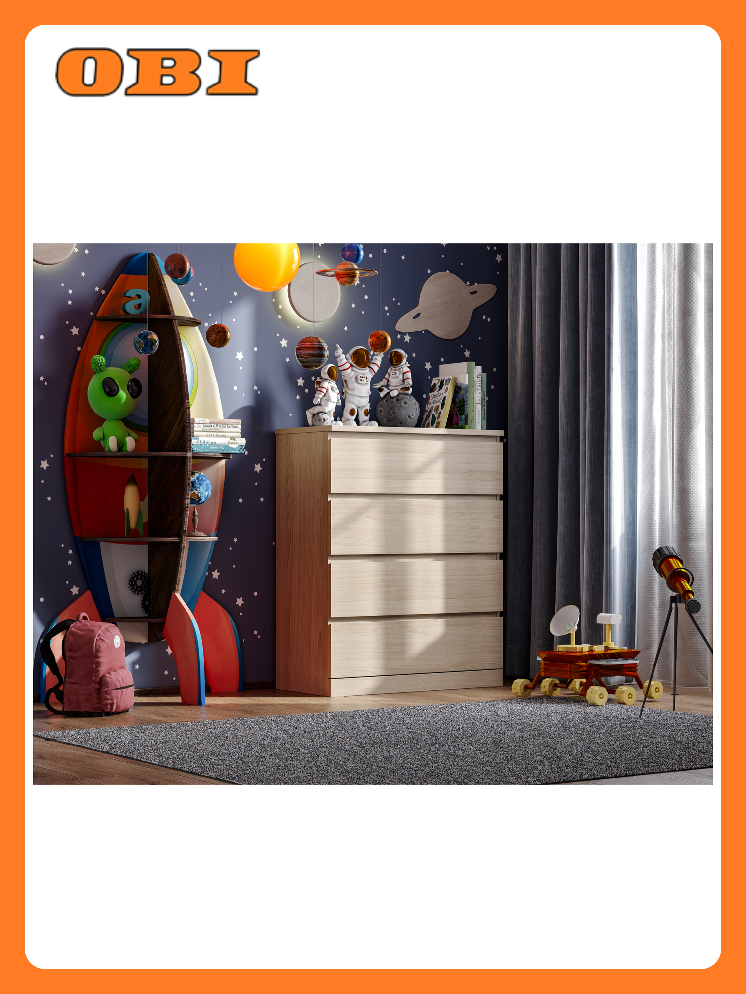 Комод Шведский Стандарт Варма 4 80х100х40 см шпон дуб, беленый