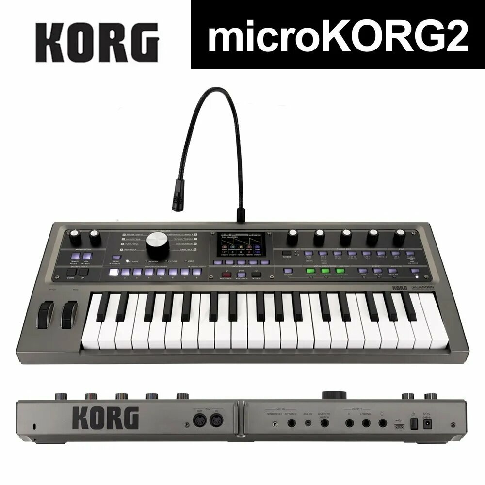 Korg MicroKorg2 37 Ключи Синтезатор / Вокодер Синтезатор звукового кода