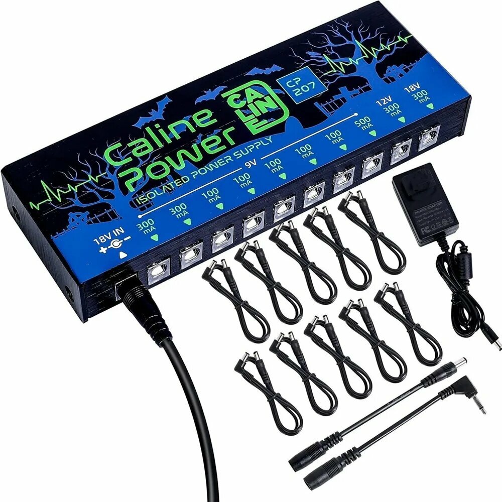 Блок питания для педалей гитарных эффектов Caline CP-207 Multi-Output Power Supply