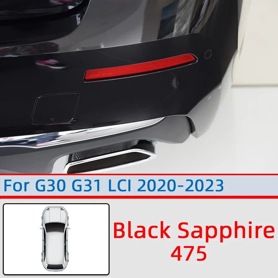 Автозапчасти, задний бампер, буксировочный крюк, крышка для BMW 5, 2020, 2021, 2023, G30 G31 LCI 5112747561, окрашенный корпус прицепа Black Sapphire