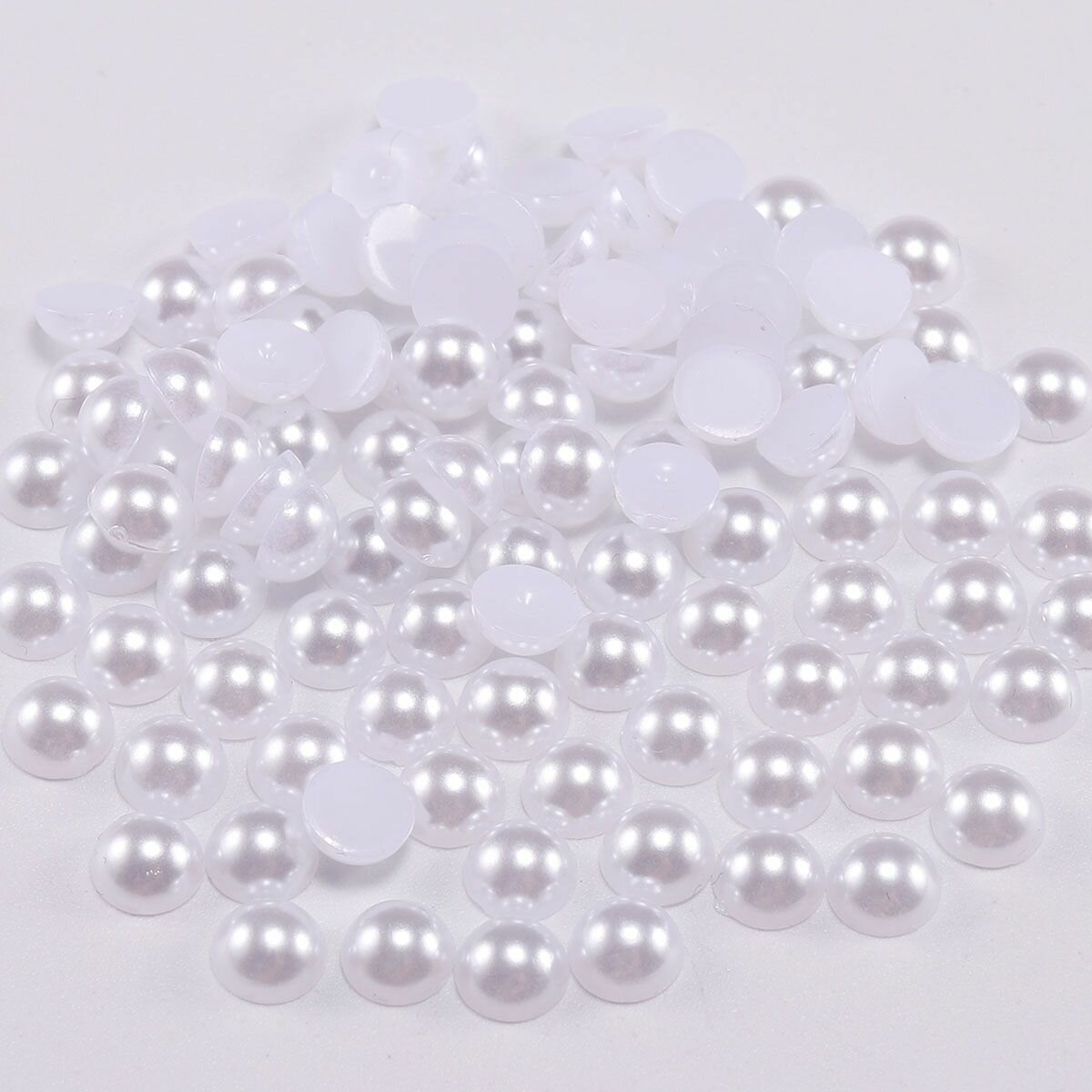 Ручной работы полужемчуг,2 мм, 500 штук, белый