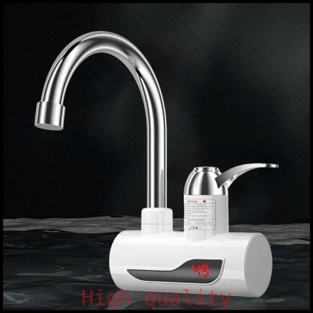 Самый популярный в 2025 годуЭлектрический нагреватель горячей воды, цифровой смеситель для горячей и холодной воды для кухни, ванной комнаты