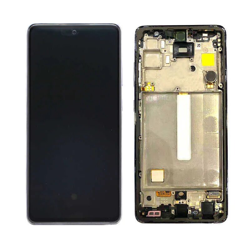 Дисплей (матрица + тачскрин) для смартфона Samsung Galaxy A52 SM-A525F/DSN черный с рамкой