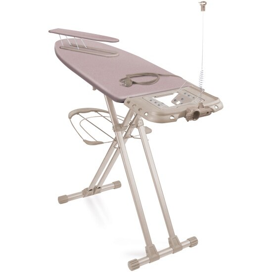 Гладильная доска Nika Валенсия 1 тефлон 123,5х46 см (в инд. гофрокоробе) пудровый (НВ1Т/9)