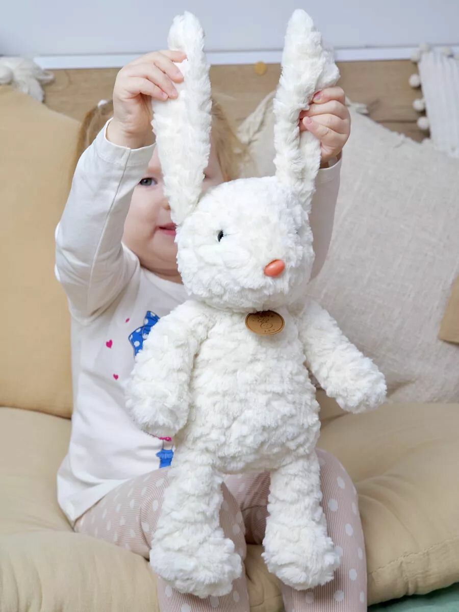 Заяц плюшевый мягкая игрушка для сна