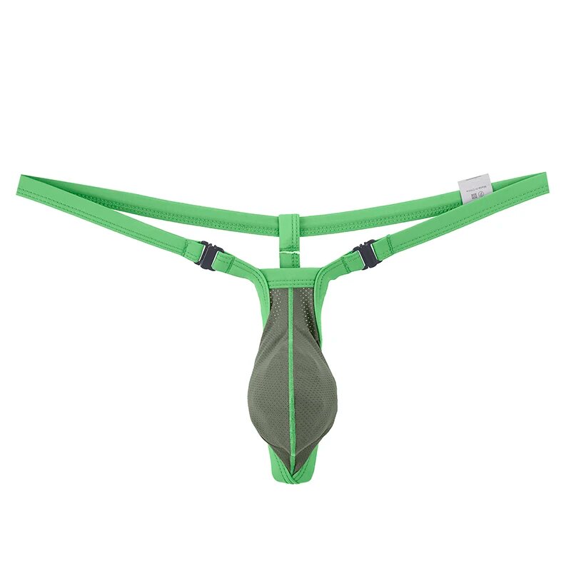 Мужские стринги Spаnдекс/нейлон Зеленый, 2XL, зеленый