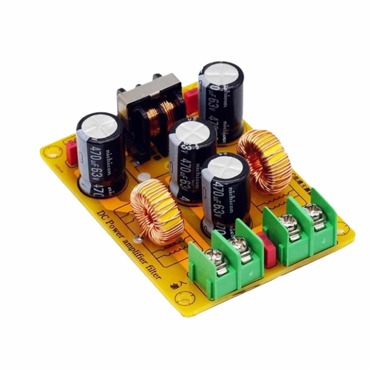 DC LC-фильтр, низкочастотный ЭМС-фильтр для HiFi-систем, высокочастотный импульсный источник питания, фильтр пульсаций для усилителя 2A