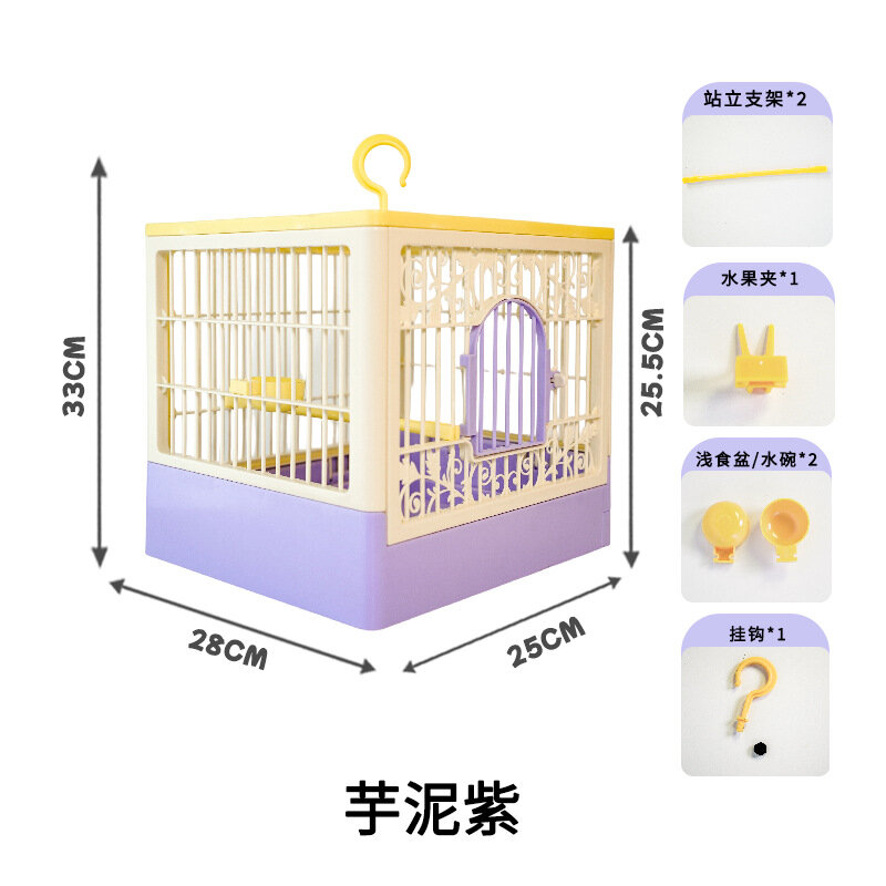 Клетка для птиц, вилла для попугаев, большая пространственная, дышащая, уличная декоративная клетка, товары для домашних животных, большая клетка для птиц