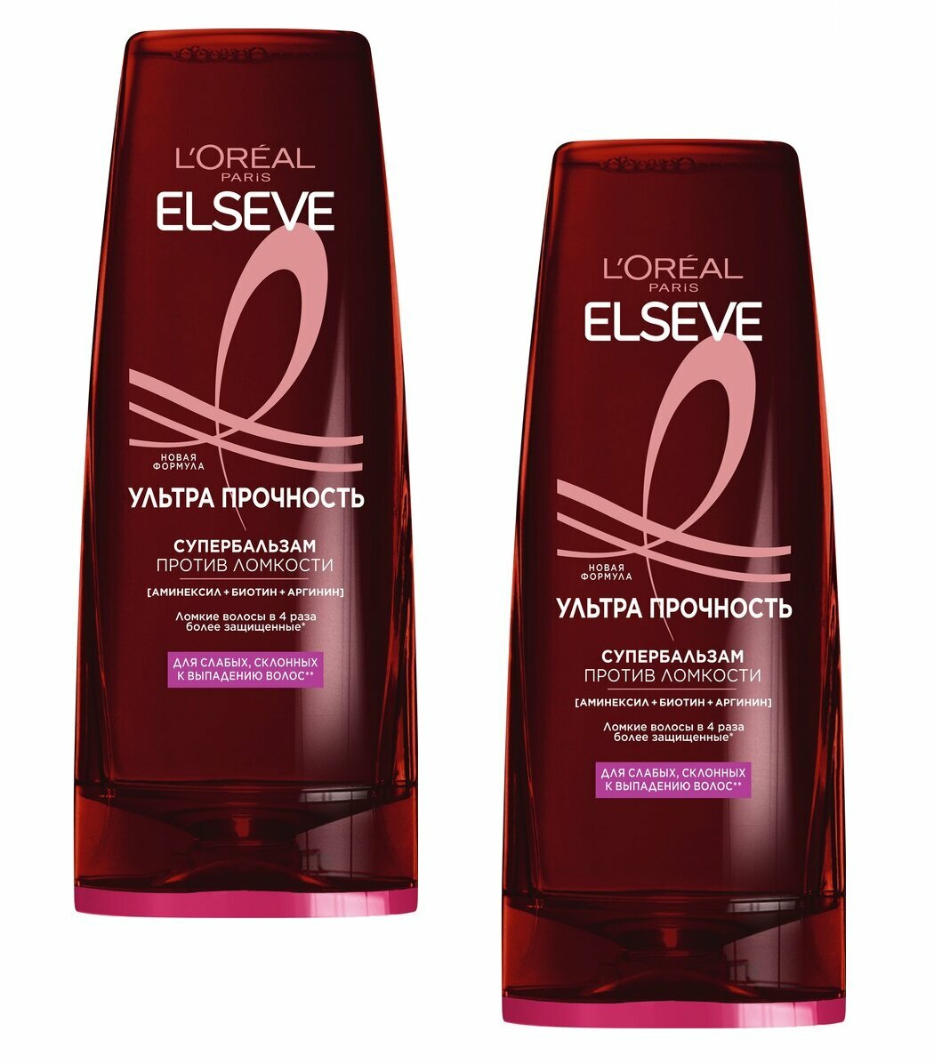 Кондиционер l'Oreal Elseve для волос Ультра прочность, 400мл 2шт