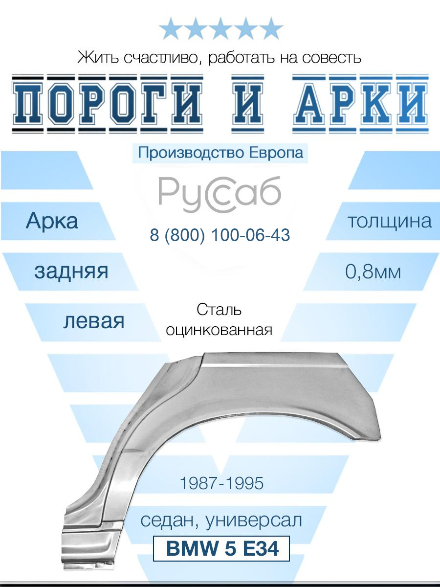 Арка левая для BMW 5 E34 1987-1995 (Potrykus)