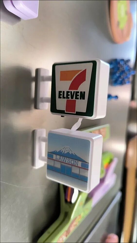 Светящийся магнит "7-Eleven" с регулировкой цвета