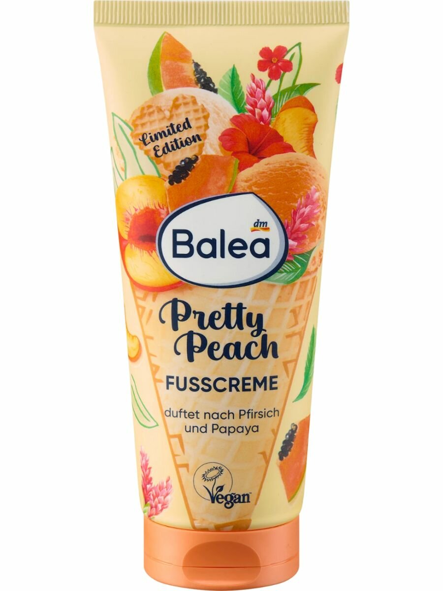 Balea Крем для ног "Pretty Peach", 100 мл