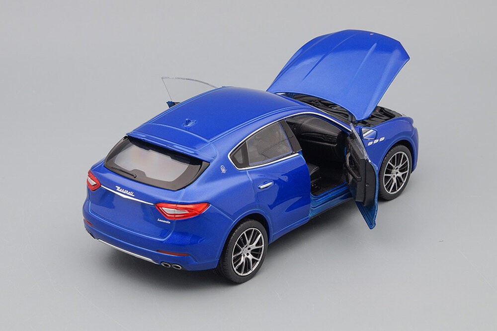 Модель коллекционная WELLY Maserati levante 2016 blue / мазерати леванте синий — фото 1