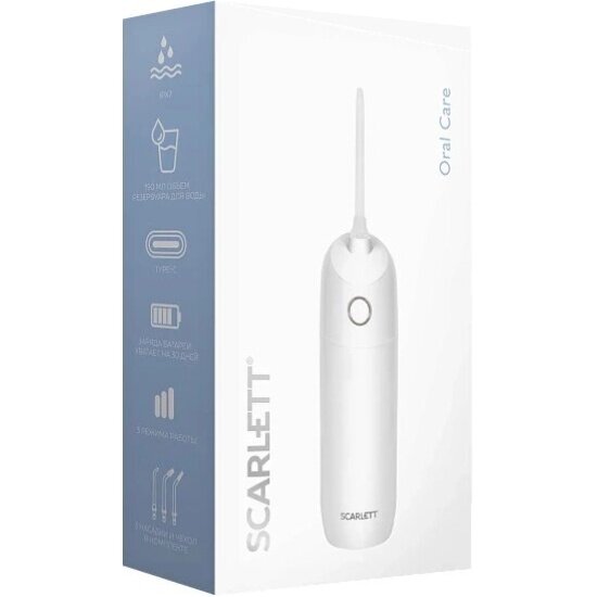 Ирригатор Scarlett SC-WF03, белый
