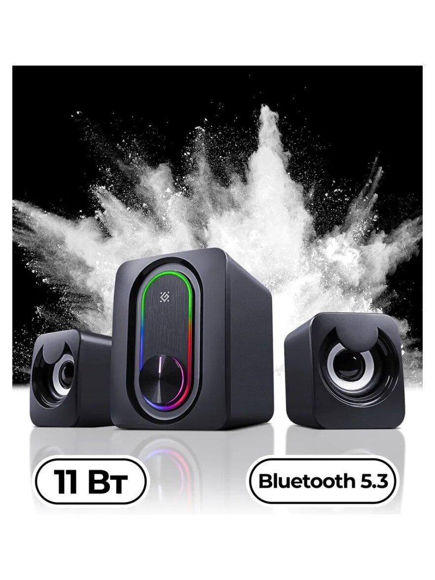 Акустическая 2.1 система Defender V14 11Вт, bluetooth, питание от USB