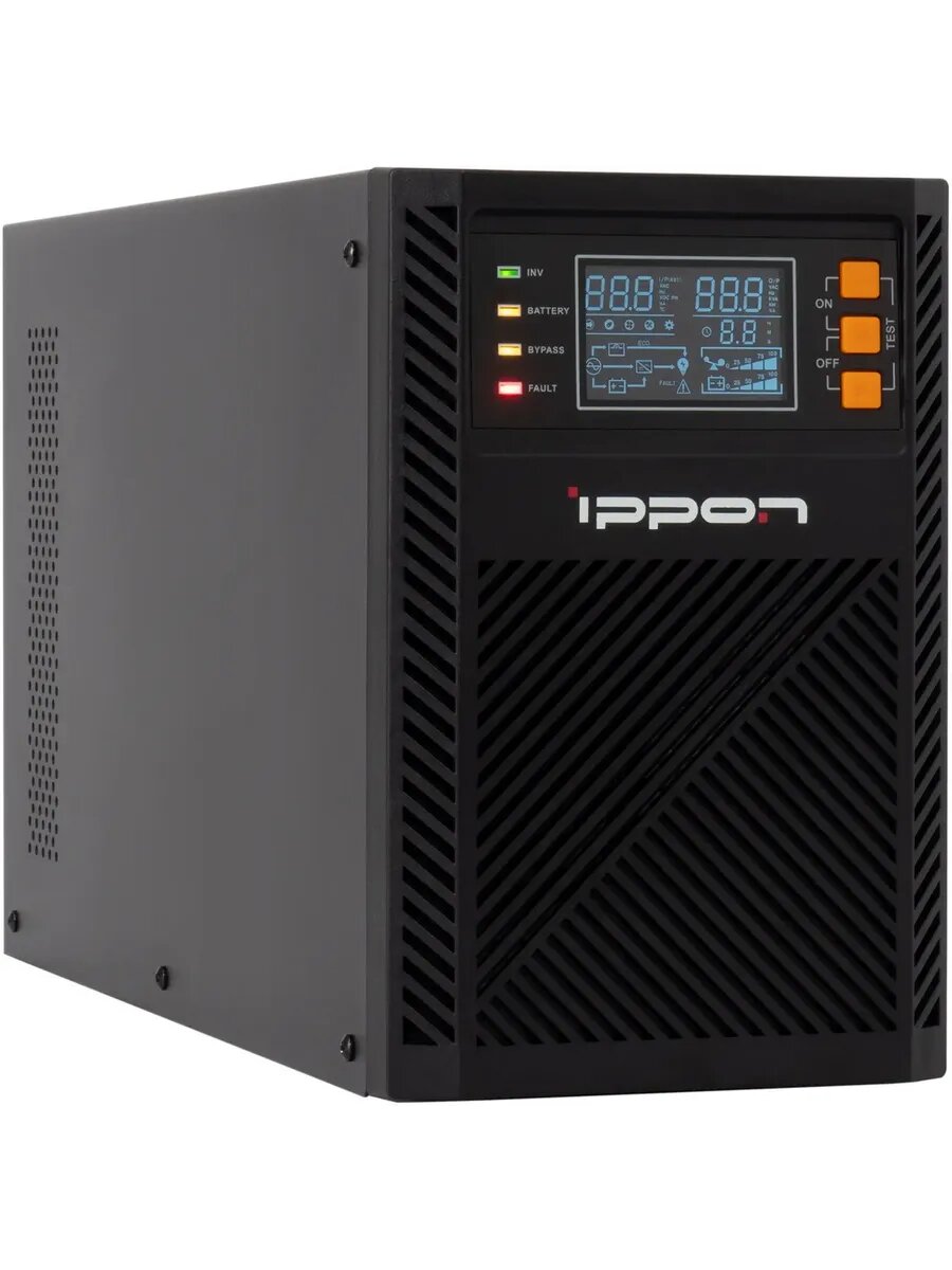 Источник бесперебойного питания Ippon Innova TA 1000 (2048801) черный, 1000Вт/1000ВА,
