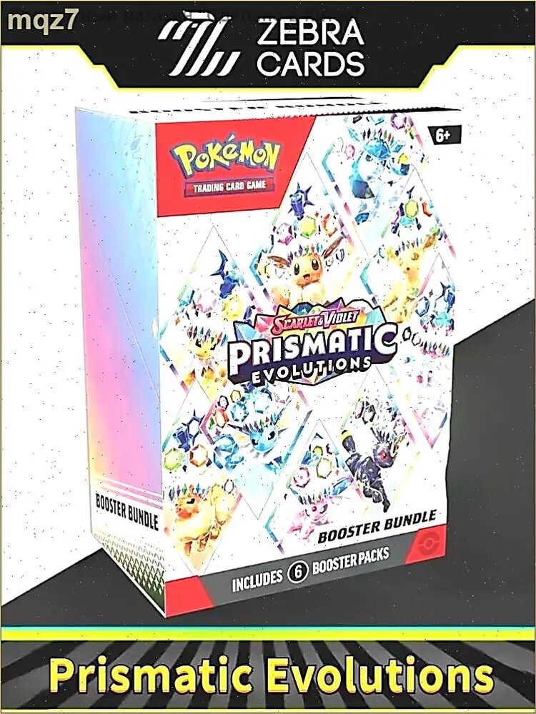 Карточная игра Pokemon TCG: Scarlet & Violet Prismatic Evolutions Booster Bundle