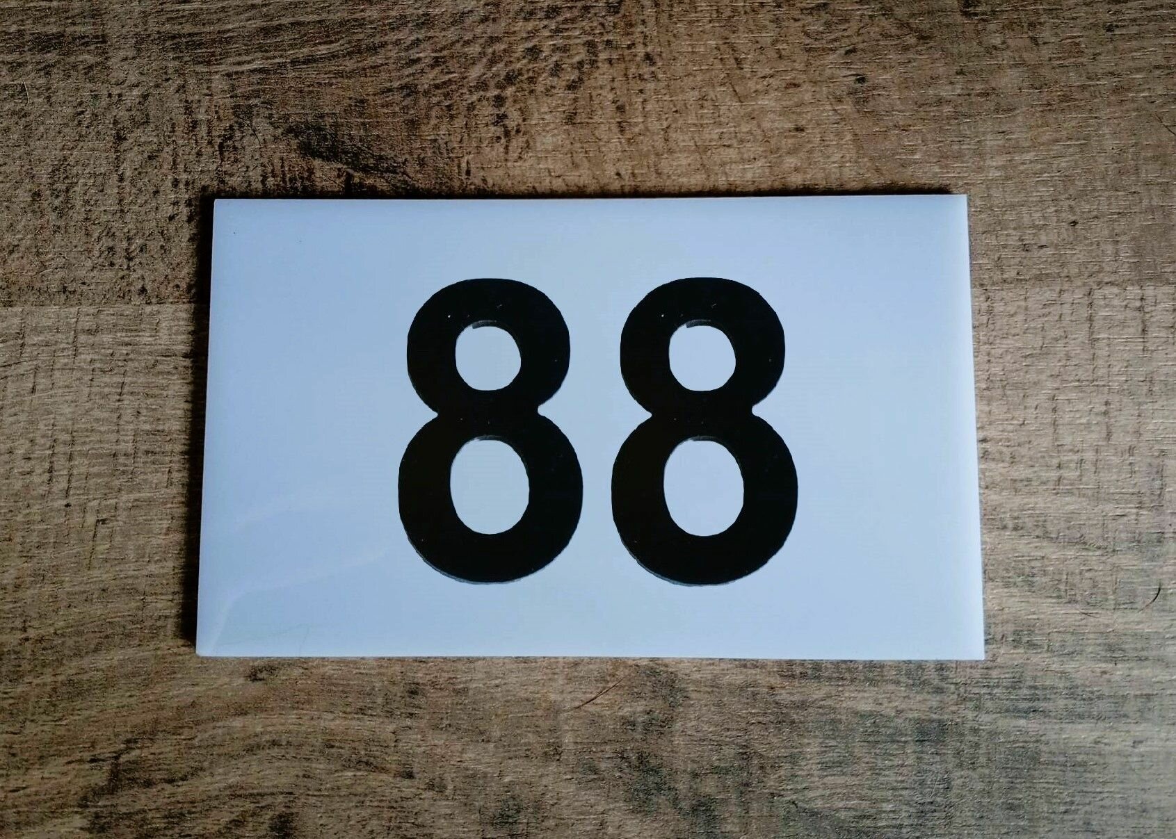 Цифры на дверь, табличка с номером 88