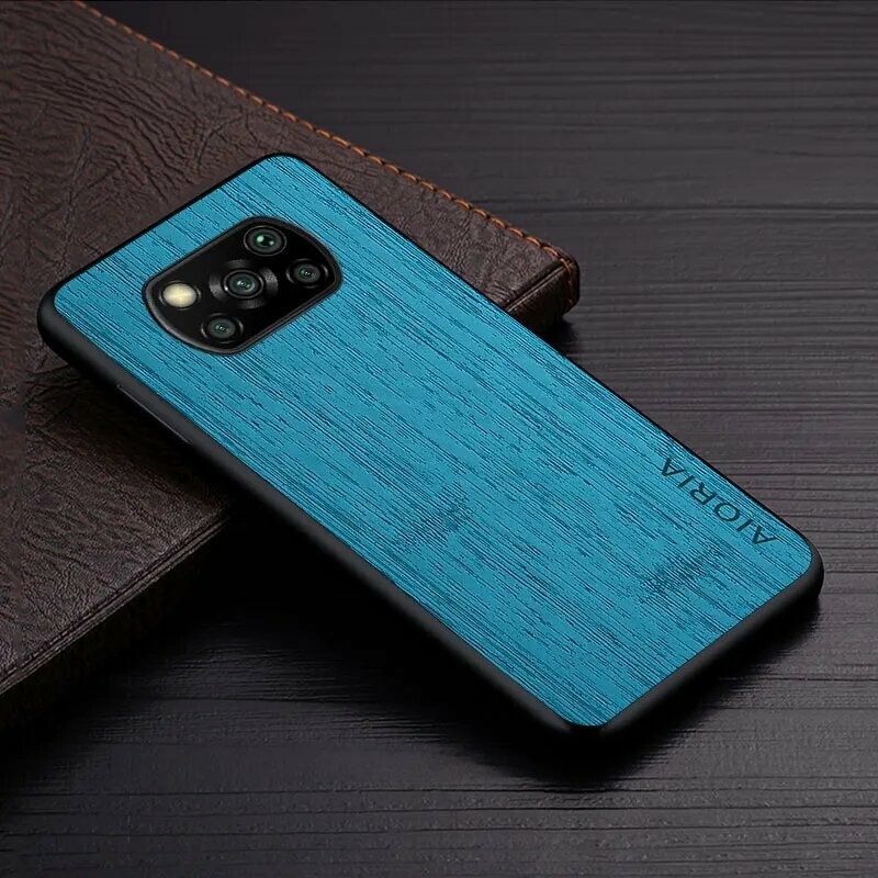 Чехол для Xiaomi Poco X3 NFC Pro X3 GT, кожаный чехол с узором под бамбуковое дерево, чехол для Xiaomi Poco X3 Pro
