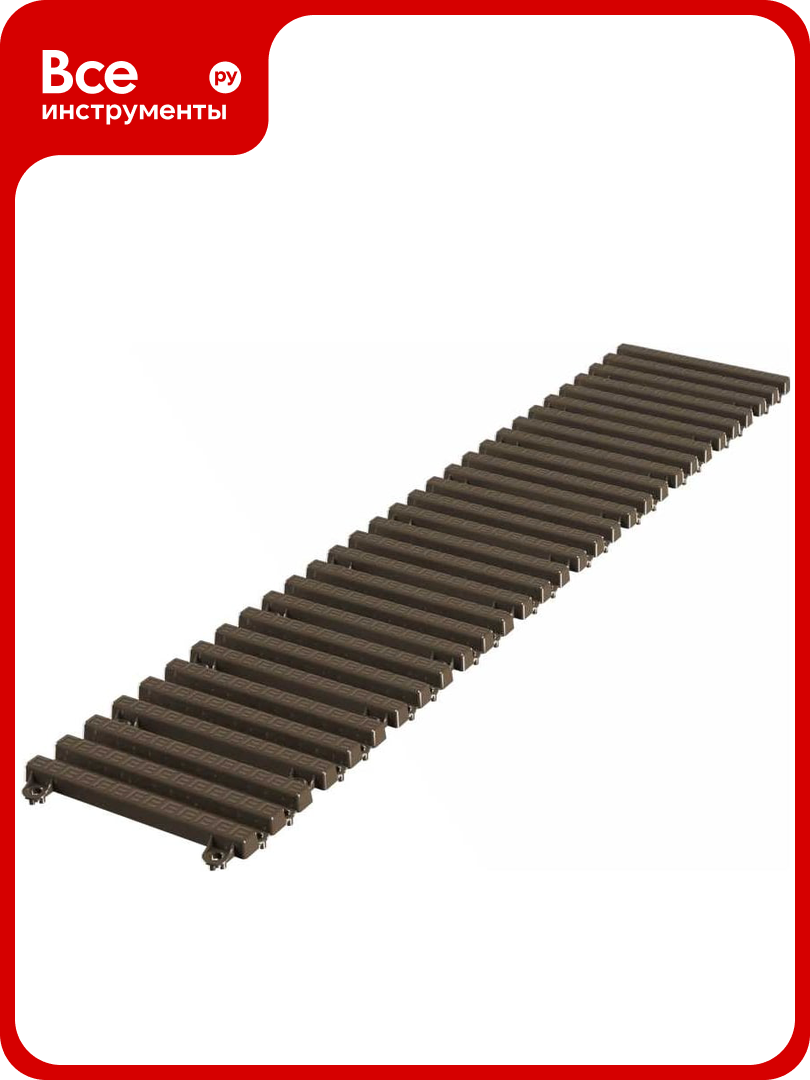 Садовая дорожка Еврогрядка 200x1000, терракотовая EGDOR20x100tr