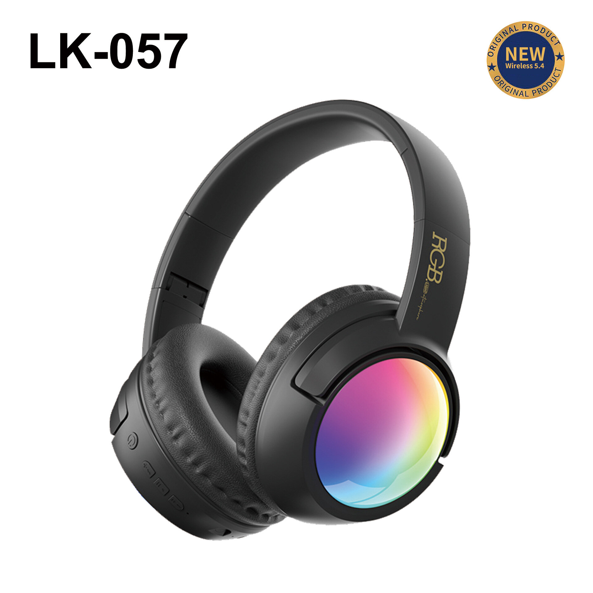 Беспроводные наушники-гарнитура LK055 (новый) с Bluetooth, складной конструкцией и кардридером